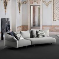 China NEXTOP Hotel Room Simple Modern Fabric Corner Curved Combination Sofa for sale