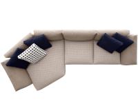China NEXTOP Hotel Room Simple Modern Fabric Corner Curved Combination Sofa for sale