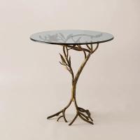 China Luxury Ironwork Frame Clear Tempered Class Top Hotel Coffee Table for sale