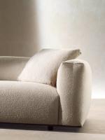 China NEXTOP Hotel Room Fabric Leather 3 People Sofa Customised Luxury Hotel Furniture for sale