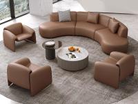 China Luxury Hotel Lobby Reception And Negotiation Booth Sofa Table And Chair Set for sale
