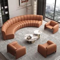 China Star Hotel Lobby Furniture Reception Negotiation Sofa Chair Table Custom Size for sale