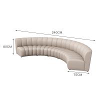 China Star Hotel Lobby Furniture Reception Negotiation Sofa Chair Table Custom Size for sale