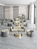 China Modern Hotel Lobby Furniture Sectional Sofa and table set For Reception And Negotiation Area for sale