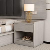 China Modern Star Hotel Bedroom Wooden Furniture Finish Customization Project for sale