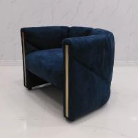 China Italian Light Luxury Armchair Premium Sense Of Leisure Fabric Single Sofa Chair for sale