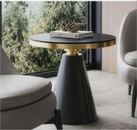 China 5 Star Hotel Minimalist Style Genuine Leather Sofa Business Chair And Table Set for sale