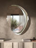 China 5 Star Hotel Light Luxury Style Irregular Eye Design Wall Decorative Artistic Mirror for sale