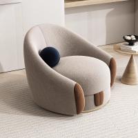 China Fabric Swivel Sofa For Guest Rooms In Star Rated Hotels Single Chair With Armrests for sale