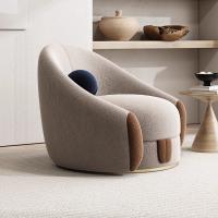 China Fabric Swivel Sofa For Guest Rooms In Star Rated Hotels Single Chair With Armrests for sale