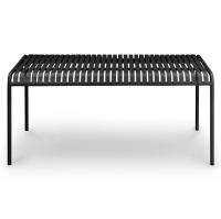 China 5 Star Hotel Minimalist Style Outdoor Black Dinning Table For 6 for sale