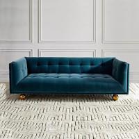China Hotel Fabric Leather 3 Seater Sofa Customized Luxury Hotel Furniture for sale