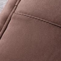 China Hotel Simple Frosted Velvet Fabric Sofa Curved Corner Living Room Sofa for sale