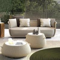 China Luxury Five-Star Hotel Outdoor Rattan Sofa Combination 6 seating for sale
