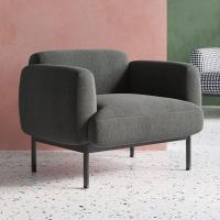 China Hotel single sofa chair bedroom sofa custom fabric leisure chair for sale
