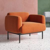 China Hotel single sofa chair bedroom sofa custom fabric leisure chair for sale