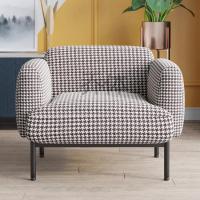 China Hotel single sofa chair bedroom sofa custom fabric leisure chair for sale