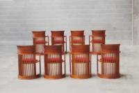 China High End 5 Star Hotel Restaurant Furniture Wood Dinning Chair 8 Sets for sale