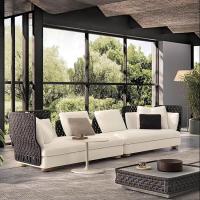 China High-end Hotel Outdoor Modern Simple Woven Style Sofa Combination for sale