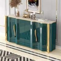 China Hotel Dining Cabinet Modern Cabinet Stainless Steel Hotel Solid Wood Dining Cabinet for sale