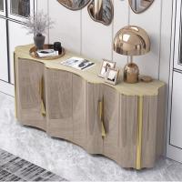 China Hotel Dining Cabinet Modern Cabinet Stainless Steel Hotel Solid Wood Dining Cabinet for sale