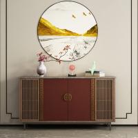 China Hotel Solid Wood Deluxe Sideboard Customised Sideboard Storage Cabinet for sale