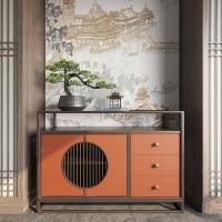 China Hotel Solid Wood Deluxe Sideboard Customised Sideboard Storage Cabinet for sale