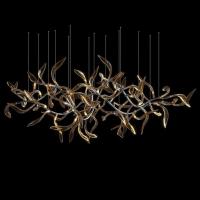 China CRI90+ Infinity Large Fishtail Chandelier Hotel Public Commercial Hall Pendants for sale