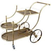 China Five-star Hotel Restaurant Food Trolley Wine Trolley Mobile Trolley for sale