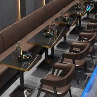 China Modern Hotel Restaurant Table And Chair Set Bar Sofa Set for sale