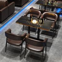 China Modern Hotel Restaurant Table And Chair Set Bar Sofa Set for sale