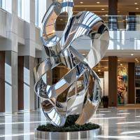 China Custom Modern Metal Art Sculptures For Hotels Project for sale