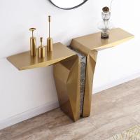 China Stainless Steel Entrance Table For Five-star Hotels In Modern Minimalist Style for sale