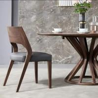 China 5 Star Hotel Restaurant High Quality Solid Wood Round Dinning Table 6-Seat for sale