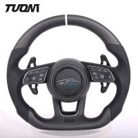 China Matte Audi Carbon Fiber Steering Wheel Real Leather RS International Auto Parts for sale