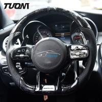 China Forged Carbon Fiber Steering Wheel CLE GLC Mercedes Benz Leather Wheel Design for sale