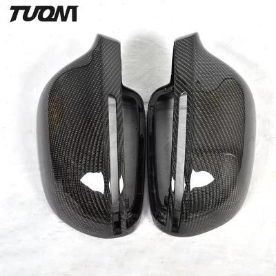 China Real Carbon Fiber Car Mirror Cover For Audi A4 S4 RS4 A5 S5 RS5 B9 2016 - UP for sale