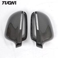 China ABS Auto Side Mirror Covers Carbon Fiber Rearview Mirror Cover For Audi A6 C7 for sale