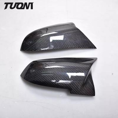 China Custom Carbon Fiber Car Rear View Mirror Cover For BMW 1 / 2 / 3 / 4 / 5 Series for sale