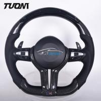 China Universal BMW Carbon Fiber Steering Wheel Comfort With LED Display for sale