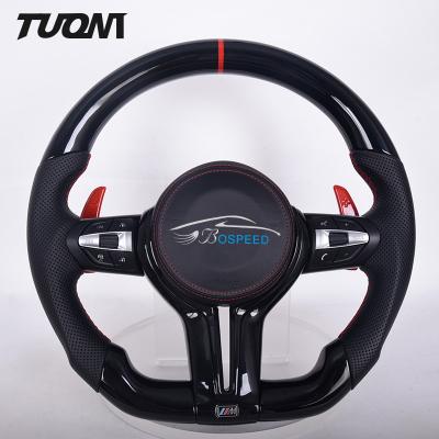 China Complete Carbon Fiber Flat Bottom Steering Wheel For BMW F10 F30 F18 M2 M3 M4 M5 M6 for sale