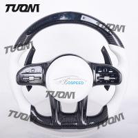 China Soft Carbon Fiber Fit For Mercedes Benz Steering Wheel LED Display for sale