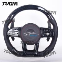 China Mercedes Benz Compatible Wheel Driving System with LED Display Leather & Forged Carbon Fiber Material for sale