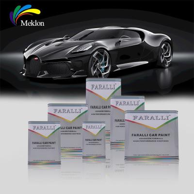 China Meklon Odorless 1K Clear Coat Paint for Cars with 52-60% Solid Content and 0.95 kg/L Density for sale