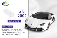 China HS 2K Pure White Automotive Topcoat Paint - UV Resistant, 150,000+ Color Formulas, 0.25L to 5L Packaging for sale