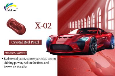 China Crystal Red Pearl Automotive Paint - Pearlescent Finish with Superior Hiding Power and Weather Resistance for Professional Use for sale