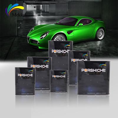 China Crystal Green Car Pearl Paint - High Gloss Waterproof Automotive Coating with ≤0.5 Color Difference and 50 Box MOQ for sale