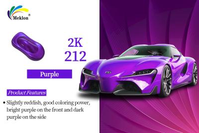 China 2K Purple Blue Automotive Topcoat Paint - 35-50μm Coating Thickness, 16-19s Spray Viscosity for Professional Refinishing for sale