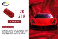 China Stable Harmless Auto Paint Top Coat Weatherproof Red Gloss Car Paint for sale