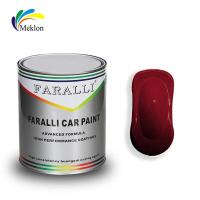 China Red Iron Oxide Car Paint Top Coat Solvent Resistant Moistureproof for sale